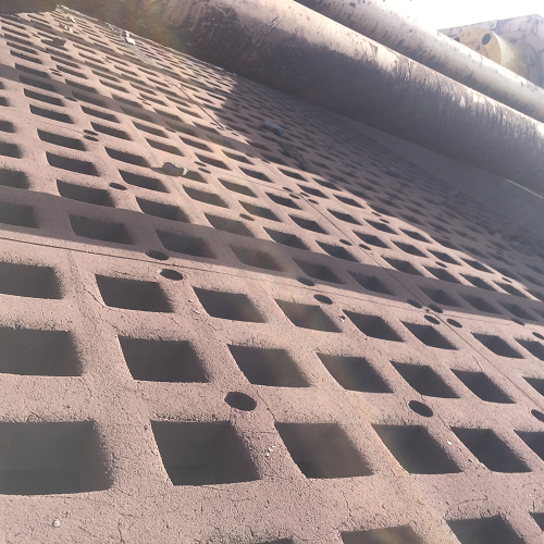 Rubber modular vibrating screen